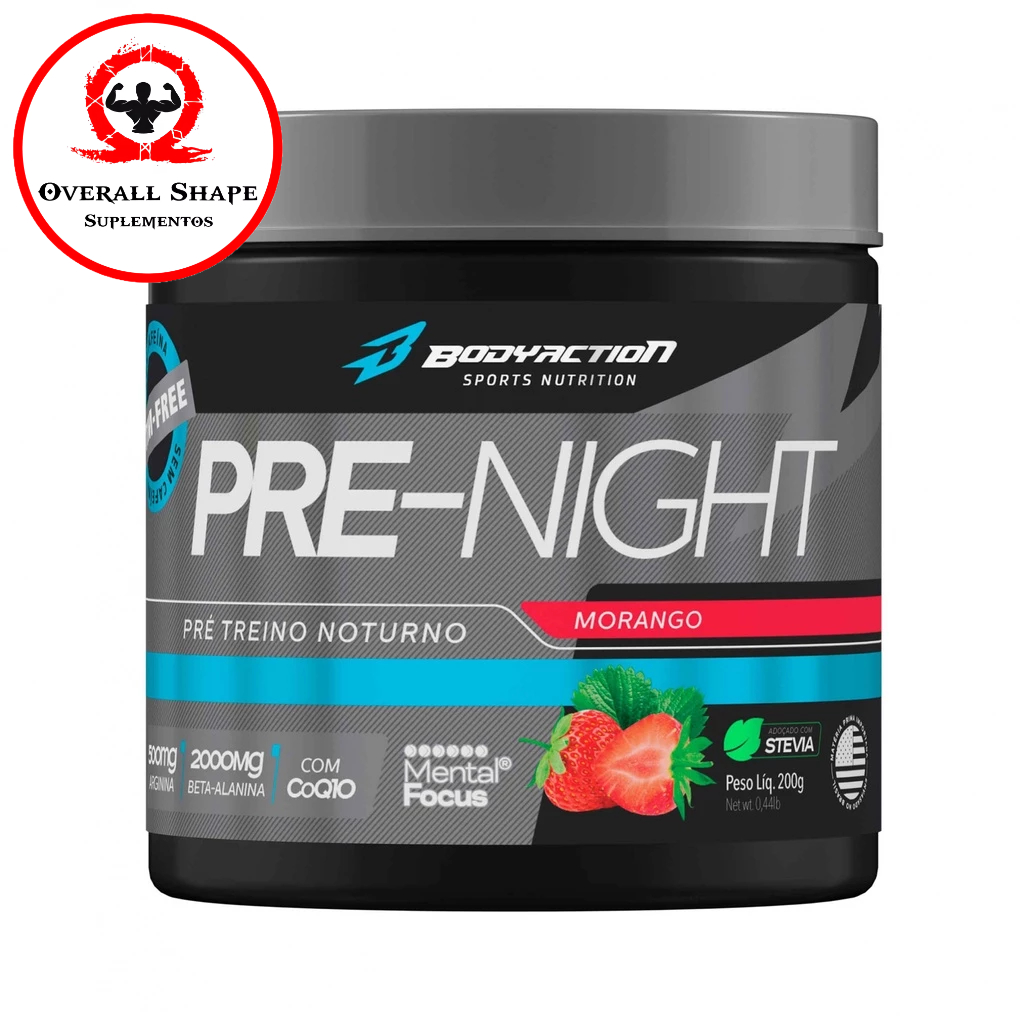 Pré Night 200g (Pré-Treino Noturno) - Bodyaction | Shopee Brasil
