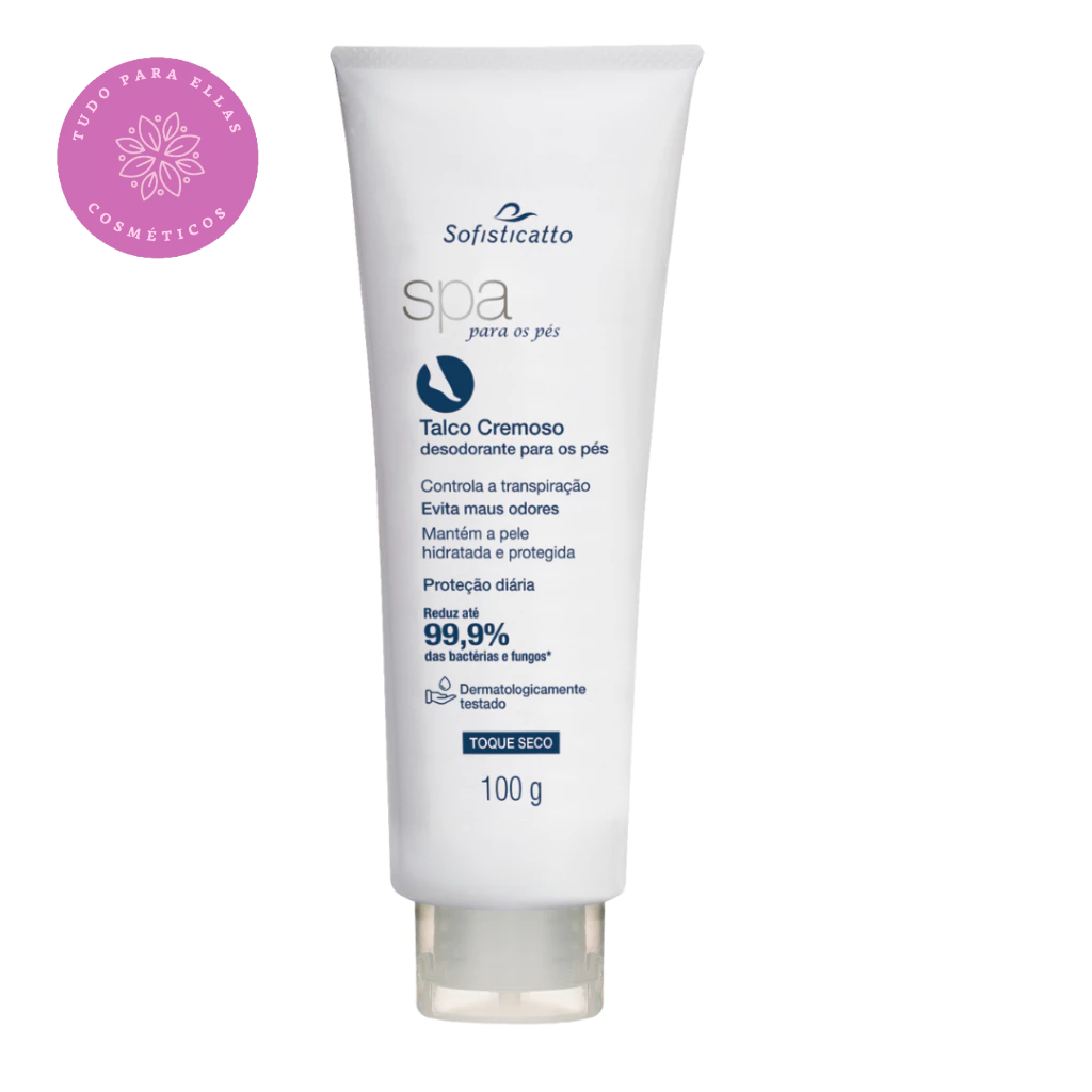 Creme Hidratante Spa dos Pés Talco Cremoso Sofisticatto 100g | Shopee ...