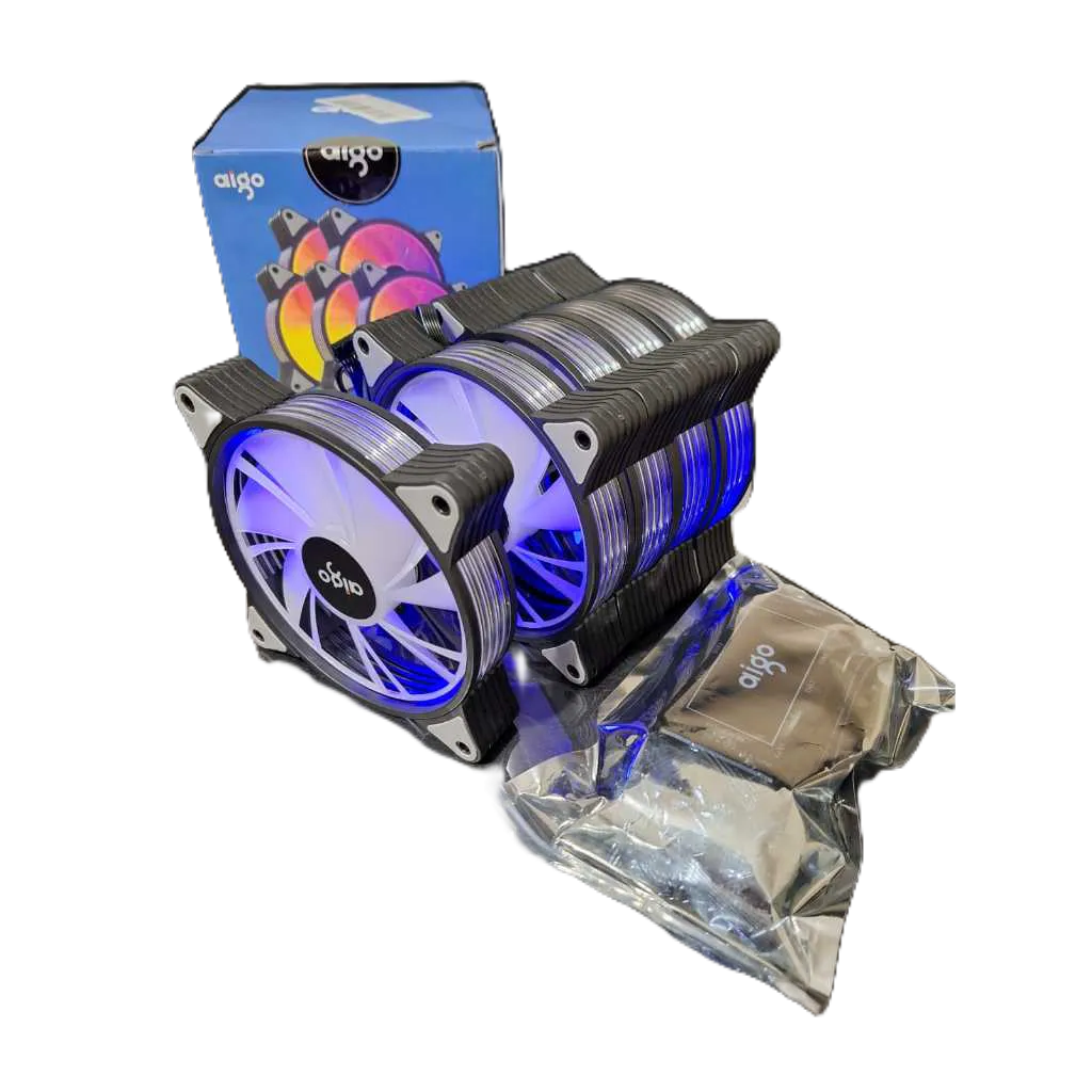 Cooler Aigo AR12 - Kit de 5 FAN RGB de 120mm para PC com Controladora e ...