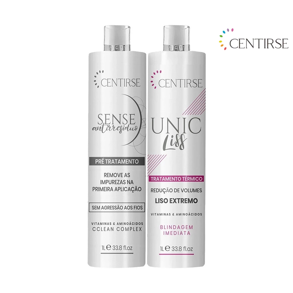 Escova Progressiva Centirse Unic Liss Kit Alisamento Alinhamento ...