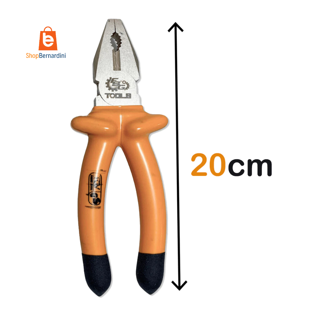 Alicate Universal 8 polegadas com Cabo Emborrachado | Shopee Brasil