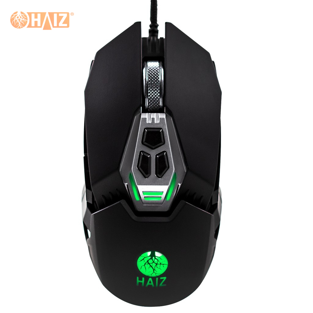Mouse Gamer Led 8 Botões Haiz Para Jogar No Console Computador 3200 dpi ...