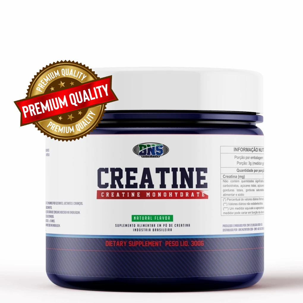 Creatina Monohidratada Pote 300g - 100% Pura Importada - DIRETO DA ...