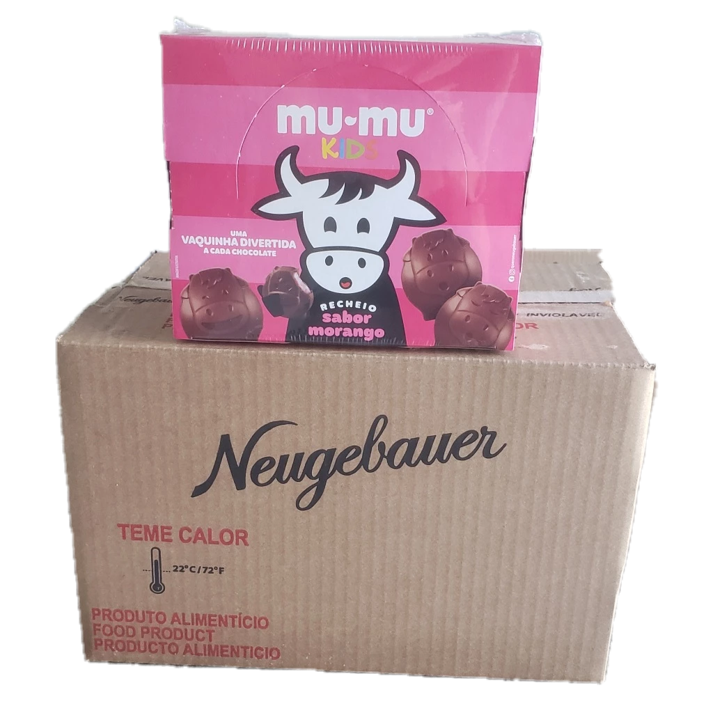Chocolate Bombom Mumu Kids Caixa c/4 Displays de 24un Neugebauer ...