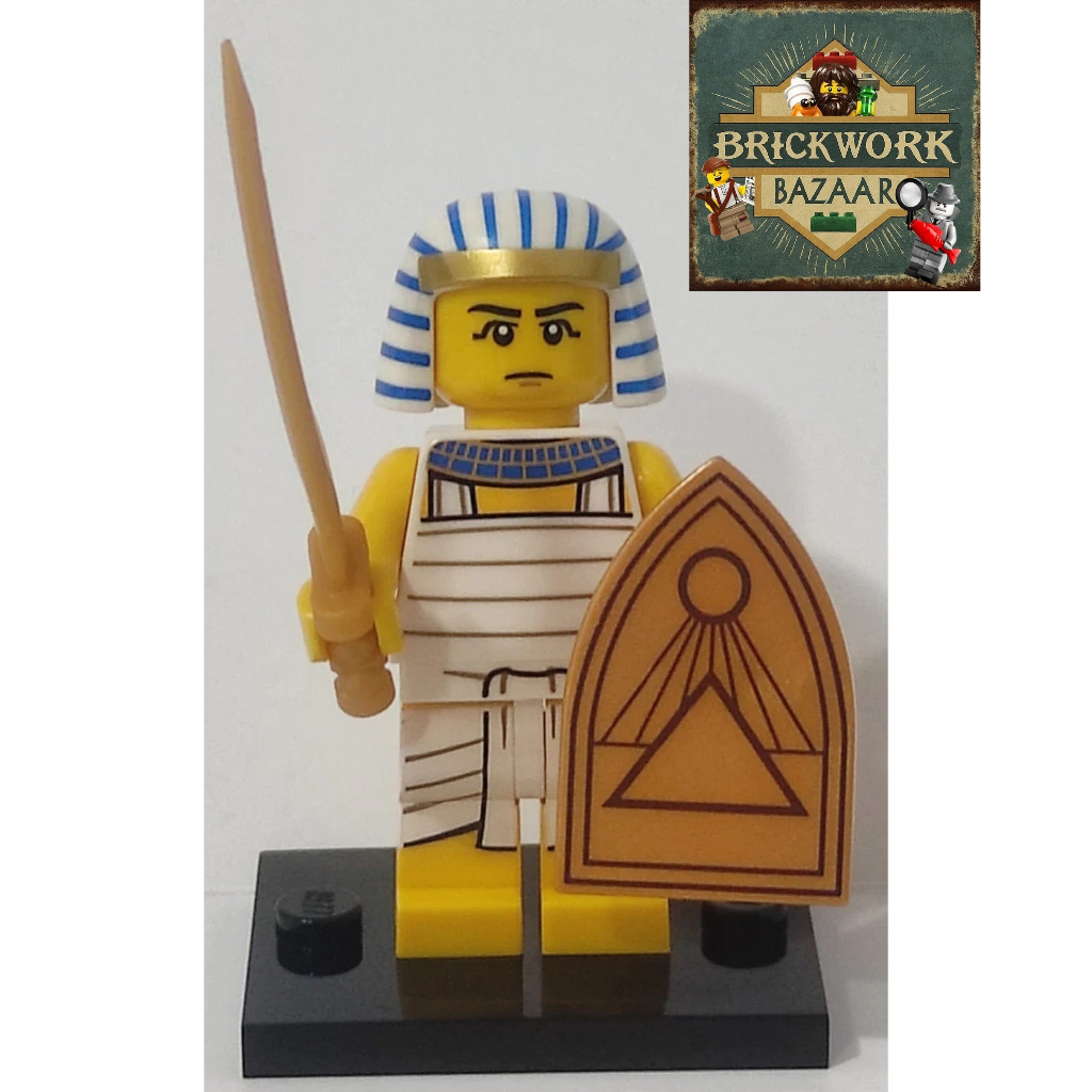 LEGO 71008 - Minifiguras: Série 13: Egyptian Warrior | Shopee Brasil