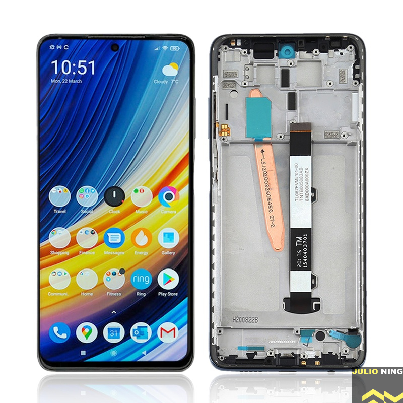 Tela Frontal Display Xiaomi POCO X3 LCD Touch Com Aro Completo | Shopee Brasil
