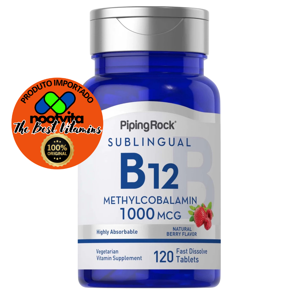 Metilcobalamina B12 1000mcg sublingual (120 Comprimidos) | Shopee Brasil