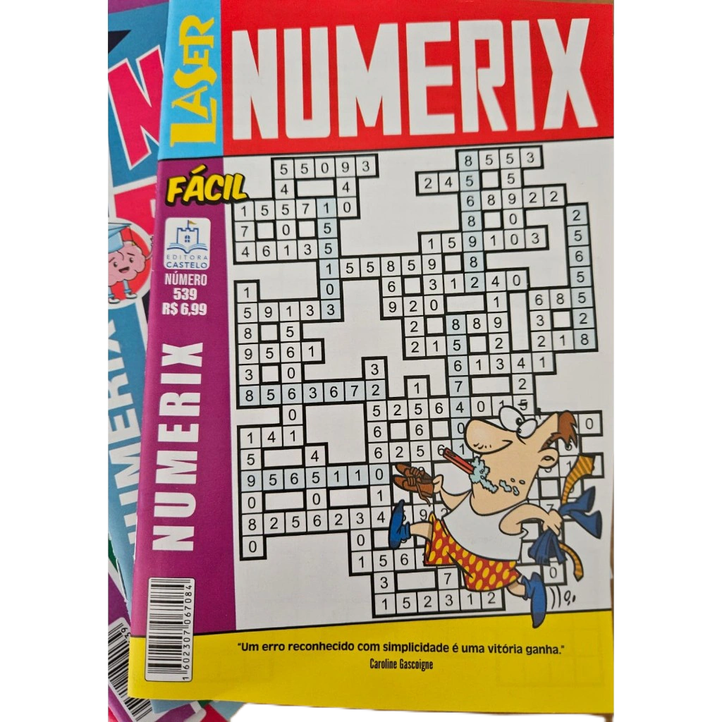 Kit de 20 Numerix sem repetição com Níveis fácil medico e difícil ...