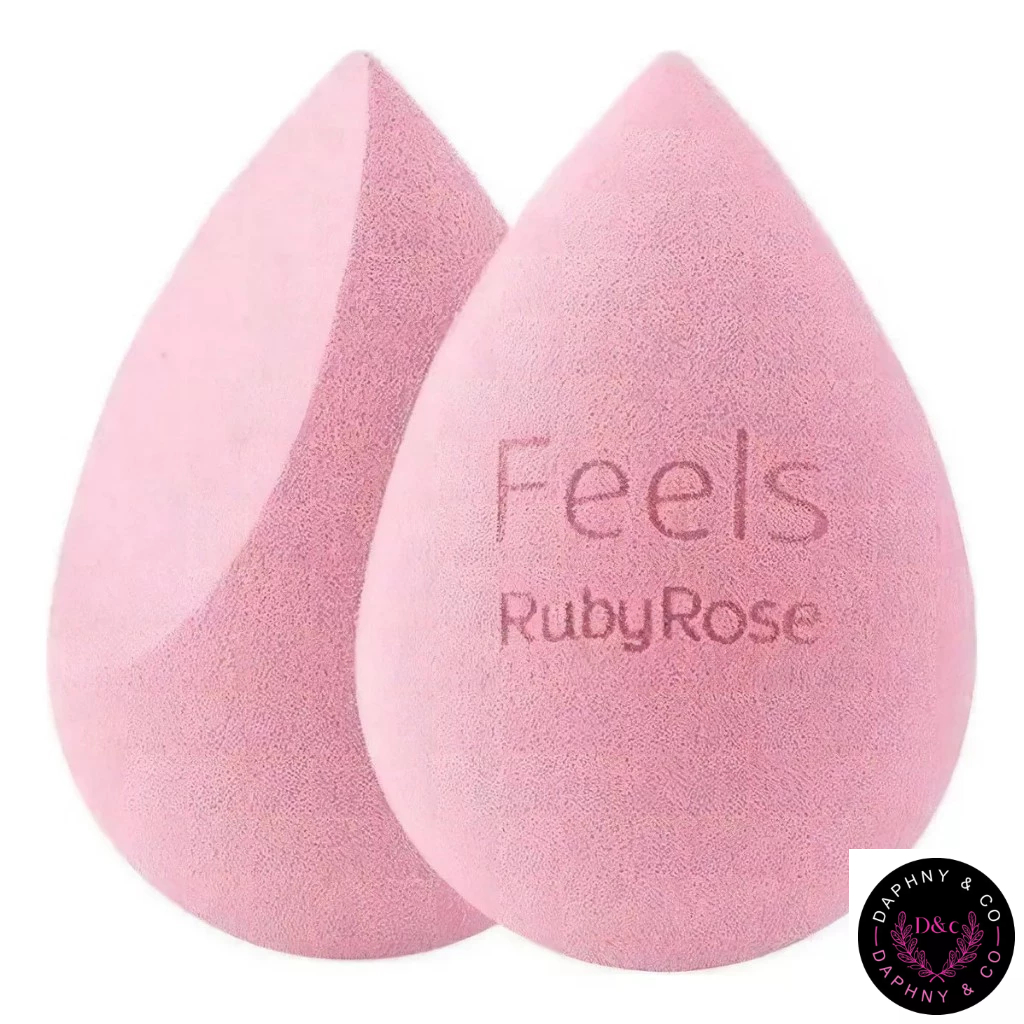 Esponja De Maquiagem Soft Blender Feels Ruby Rose | Shopee Brasil