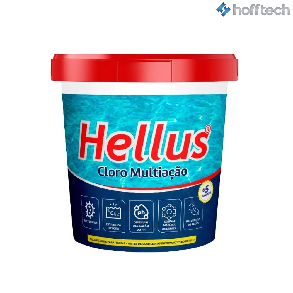 Cloro Multi Ação 10KG - Hellus | Shopee Brasil