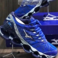 Tênis Mizuno Wave Prophecy Pro 7 AZUL E PRATA + CORES DISPONIVEIS 34 35 ...
