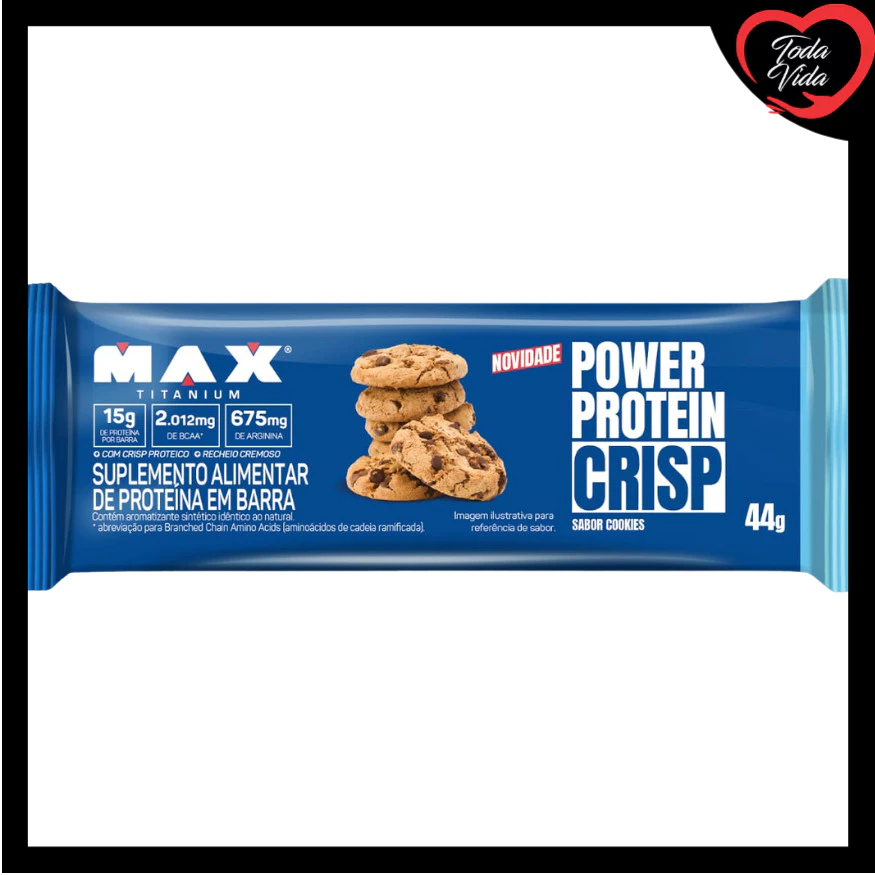 Power Protein Crisp - Max Titanium 44g | Shopee Brasil