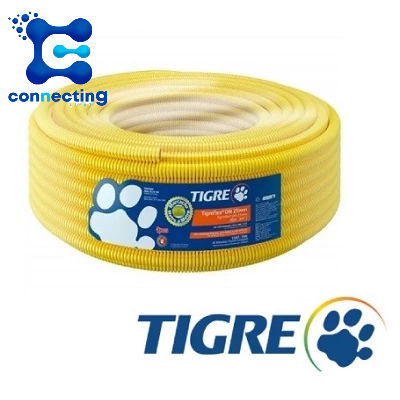 Eletroduto conduite Corrugado Tigreflex 25mmx50m (3/4) Tigre | Shopee ...