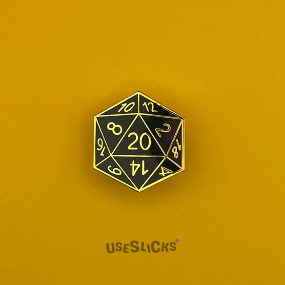 Pin Dado RPG De Mesa Esmaltado - Edição Limitada | Shopee Brasil