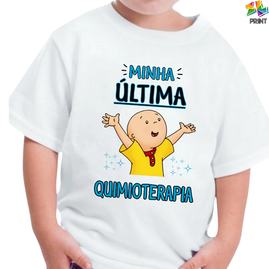 Camiseta Infantil MINHA ÚLTIMA QUIMIOTERAPIA - Quimio Câncer Infantil ...