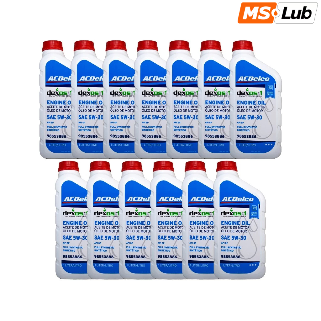 Kit 11 Acdelco 5w30 Sintético dexos 1 - para Correia banhada a Óleo ...