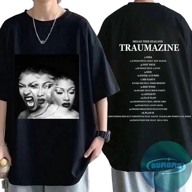 Camiseta American Singer Megan Thee Stallion Rapper Traumazine Indie ...