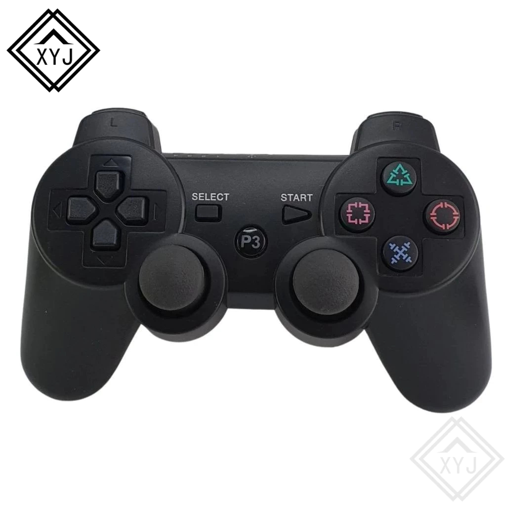 KIT 2 Controle Joystick Dual Shock Sem Fio Bluetooth Wireless Ps3 - Envio Imediato | Shopee Brasil