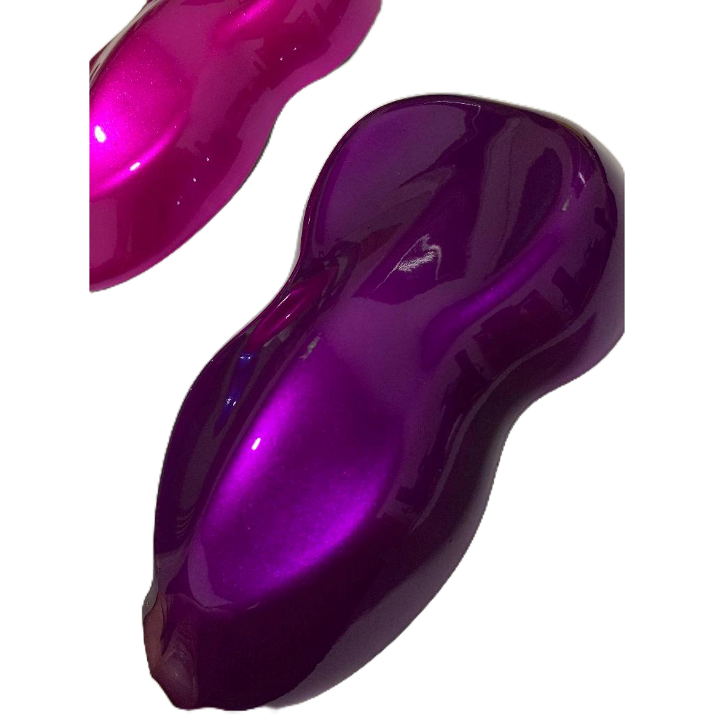 Tinta automotiva base poliester candy roxo perolizado kit base+efeito ...