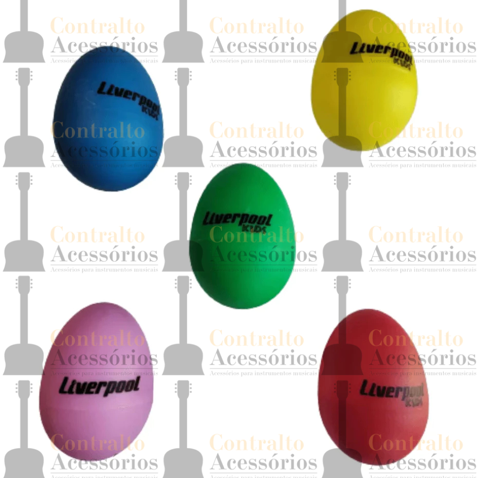 Chocalho Ganza Shaker Maracas Kit 5 Ovinhos Coloridos de Percussão para ...