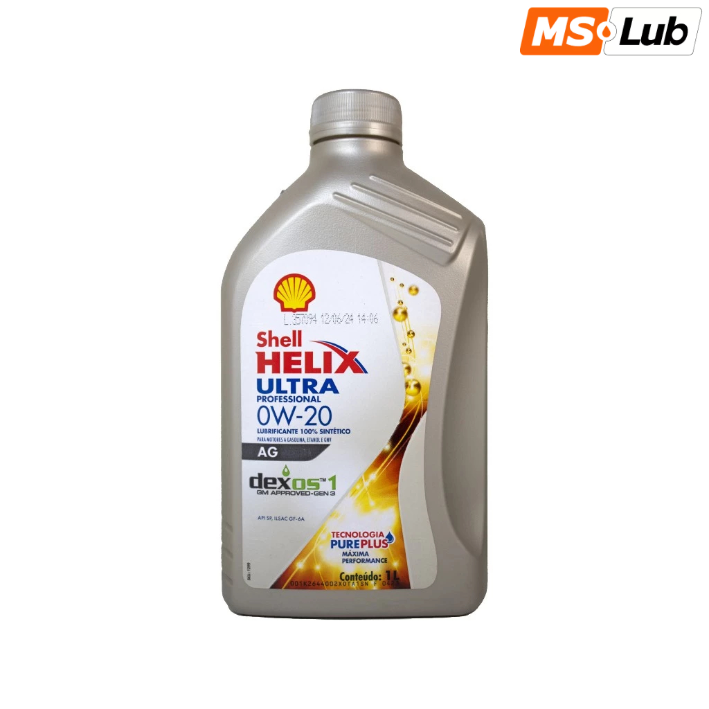 Shell 0w20 Helix Ultra Professional AG Dexos 1 Sintético API SP ...