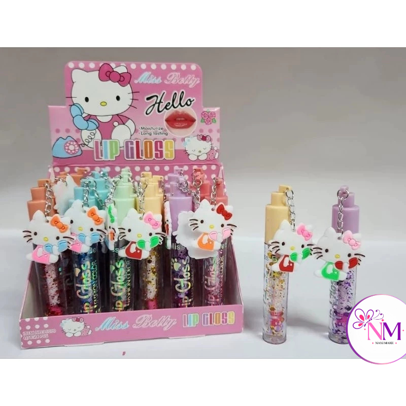 kit Lip Gloss Hello kitty Miss Betty | Shopee Brasil