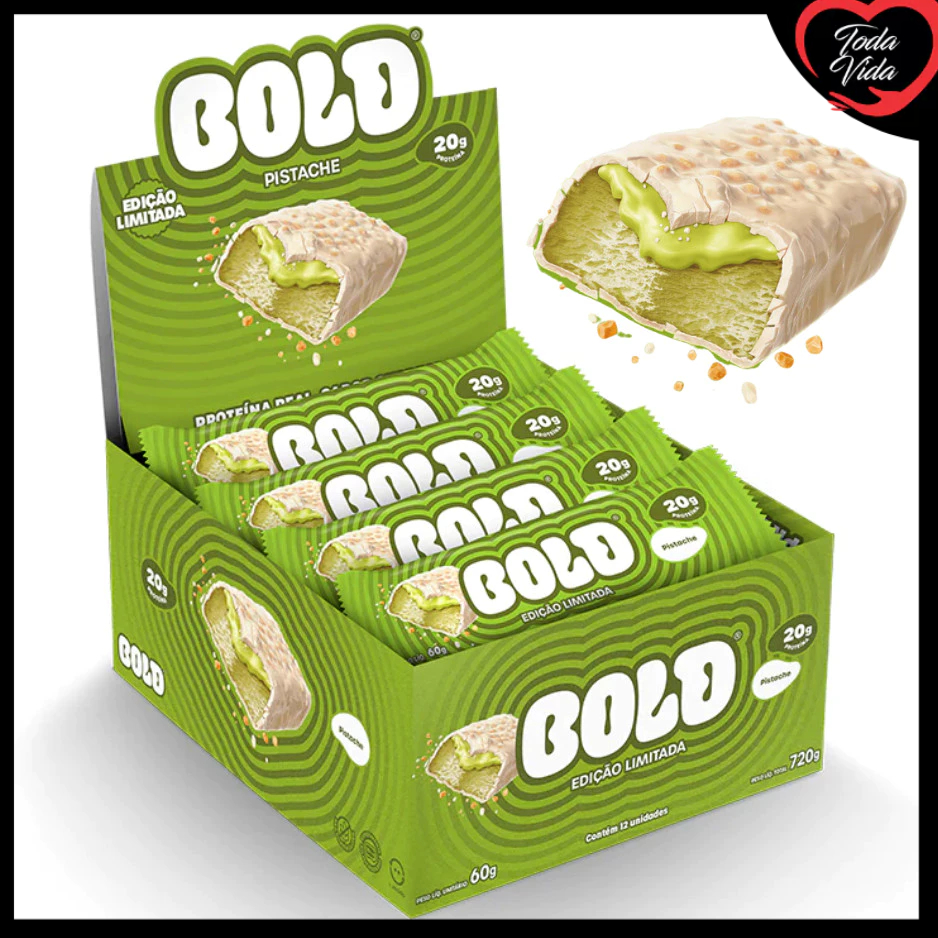 BOLD BAR PISTACHE 60G (CAIXA) FECHADA - EDIÇÃO LIMITADA | Shopee Brasil