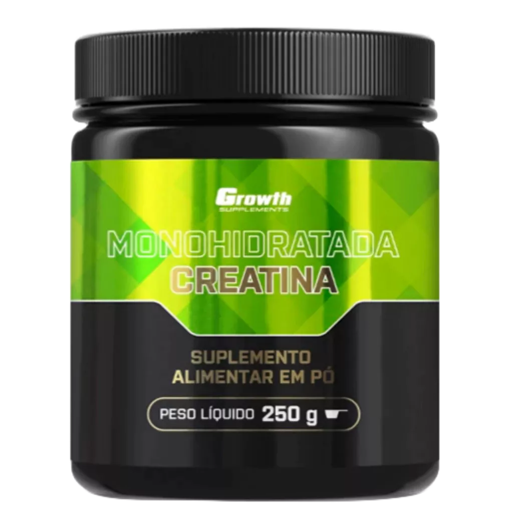 Creatina Monohidratada 250g - Growth Suplementos 100% Pura | Shopee Brasil