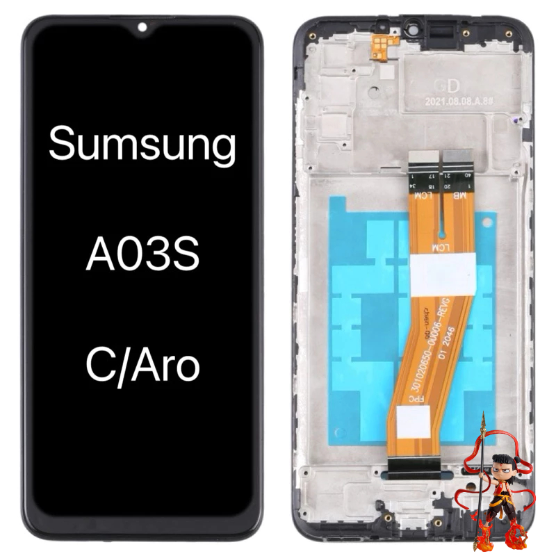 Tela Frontal Touch Display A03s Com Aro E Sem Aro A037m | Shopee Brasil