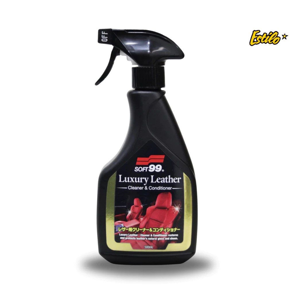 Luxury Leather – 500ml – Soft99 – “2 e 1” Limpa e Hidrata Couro | Shopee Brasil