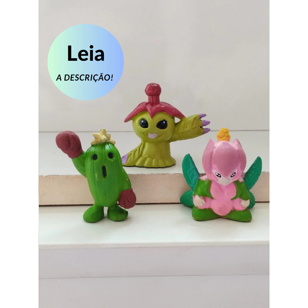 Boneco DIGIMON - Palmon, Togemon, Lillymon | Shopee Brasil