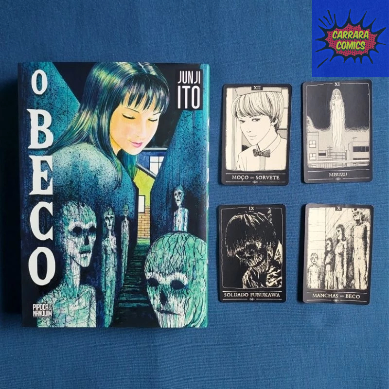 Mangá O Beco + 4 Cards (Junji Ito, 380 Páginas, Pipoca e Nanquim) | Shopee Brasil