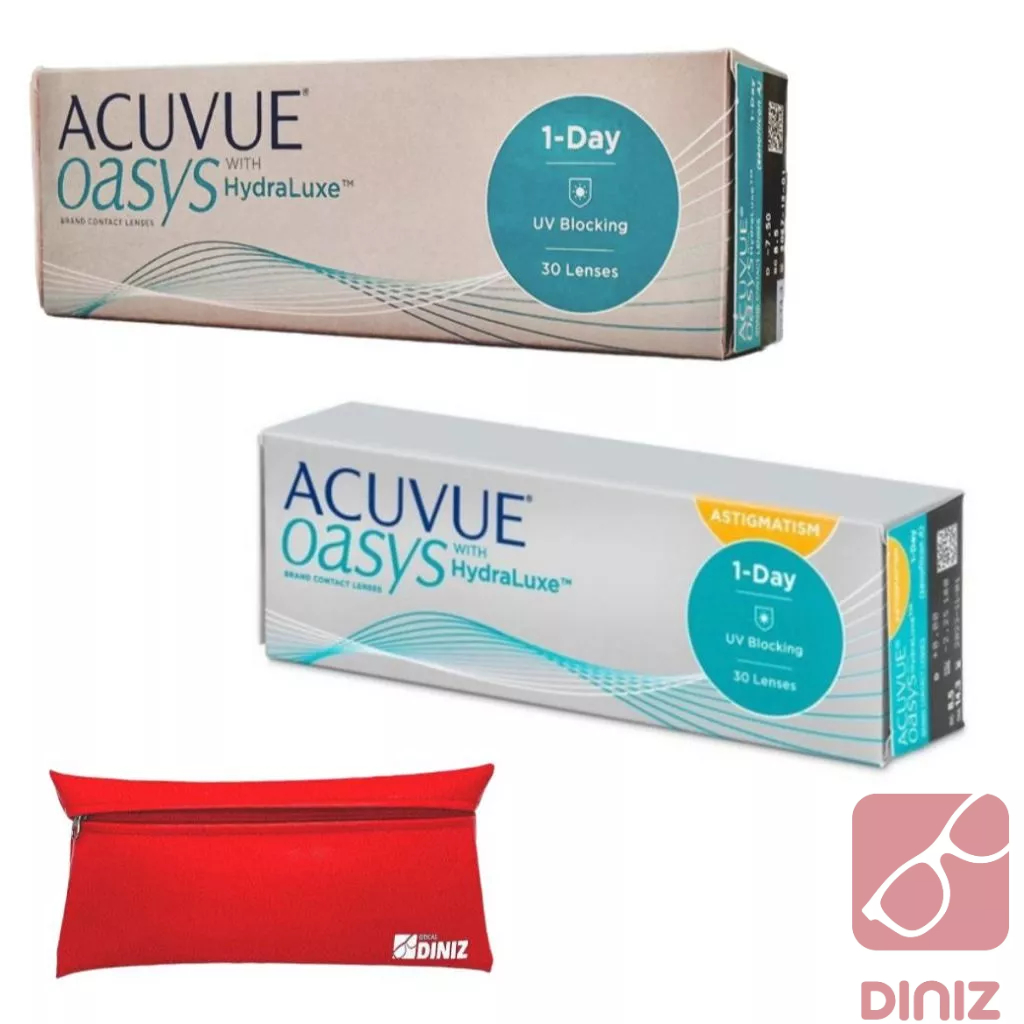 Acuvue Oasys 1-day Hydraluxe Esférica + Tórica Astigmatismo | Shopee Brasil