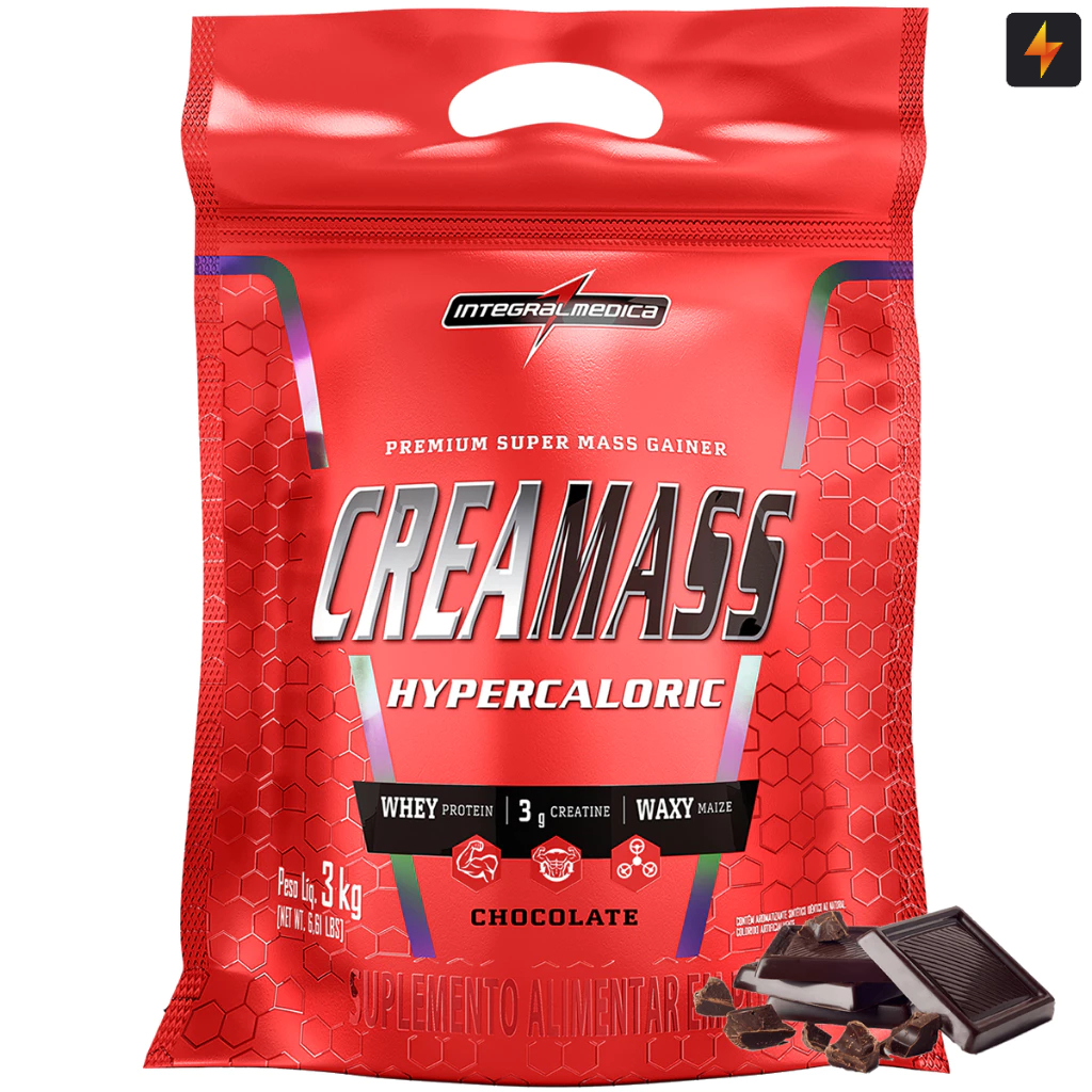 Hipercalórico Massa CREAMASS Hypercaloric 3kg Integralmedica | Shopee ...