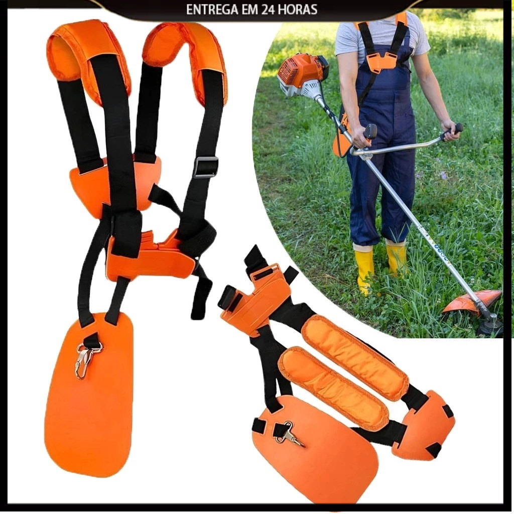Cinto Colete Duplo Para Roçadeira Stihl, Husqvarna, Toyama, Nakasaki e ...