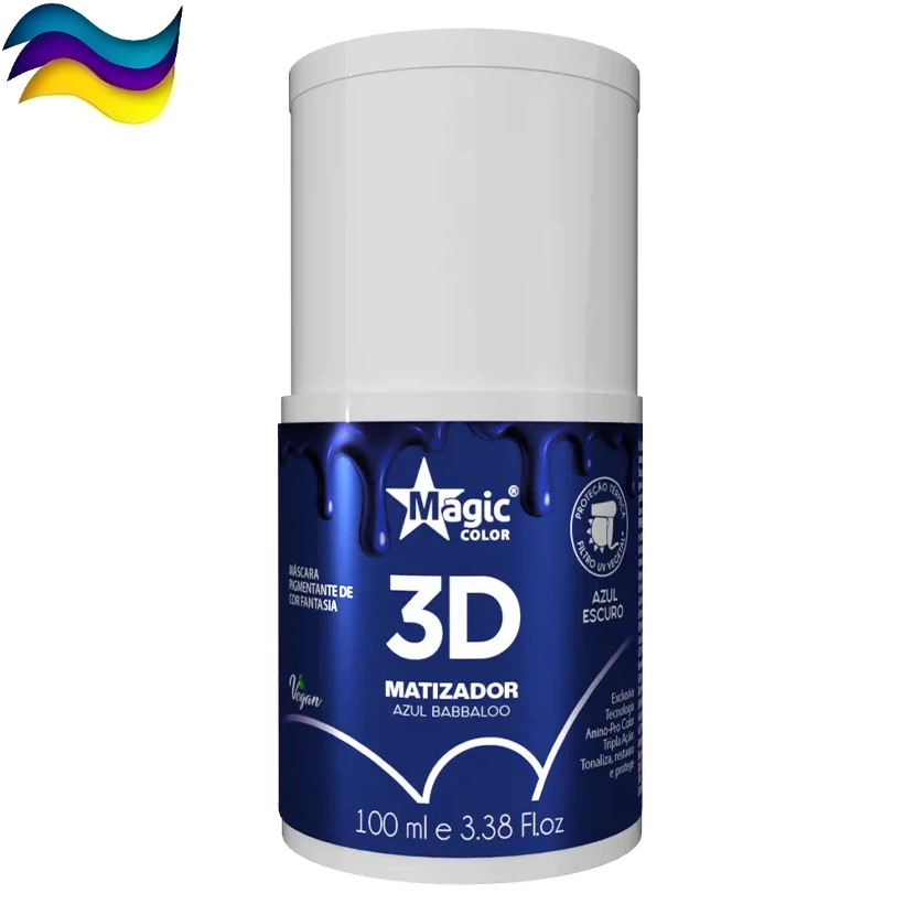 Magic Color Tonalizante Matizador Azul Baballoo 100ml Máscara ...