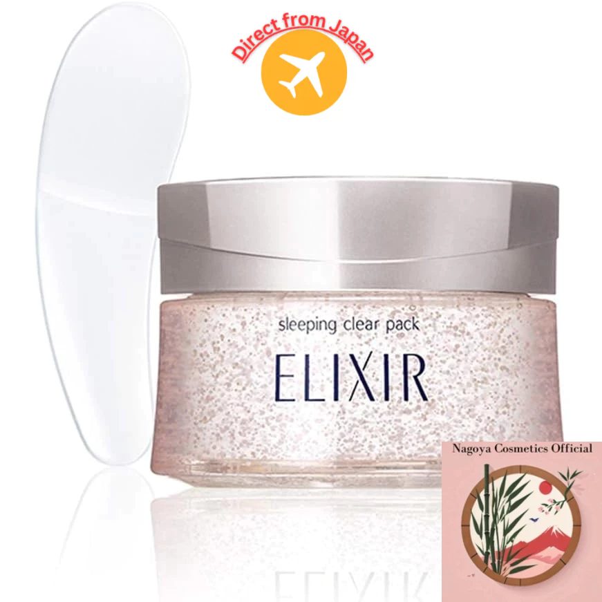 ELIXIR WHITE Sleeping Clear Pack C (105g) Night Gel Mask | Whitening, Anti-aging, Deep Moisture ...