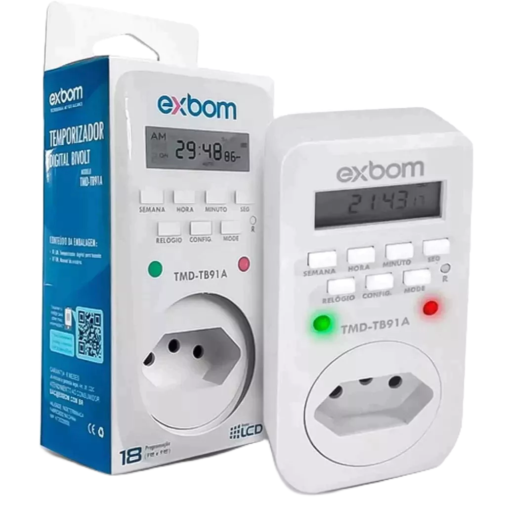 Timer Digital Temporizador Automático 16 Programas Bivolt | Shopee Brasil