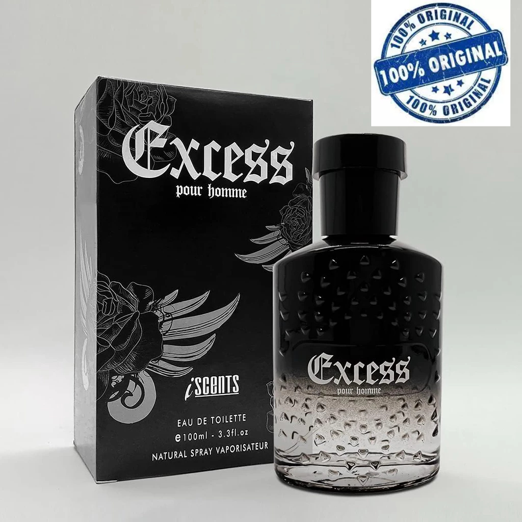 Perfume Masculino Excess I-Scents Eau de Toilette - 100ml | Shopee Brasil