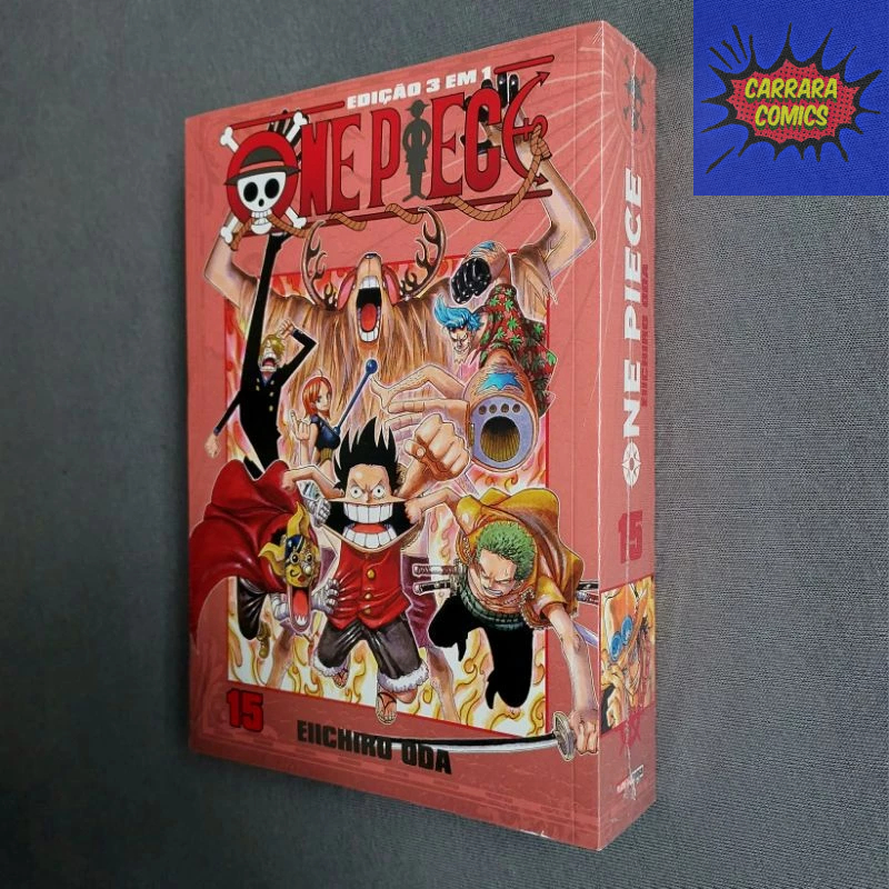 Mangá One Piece 3 em 1 - Volume 15 (Lacrado, 654 Páginas em Português ... Mangá One Piece 3 em 1 - Volume 15 (Lacrado, 654 Páginas em Português ...