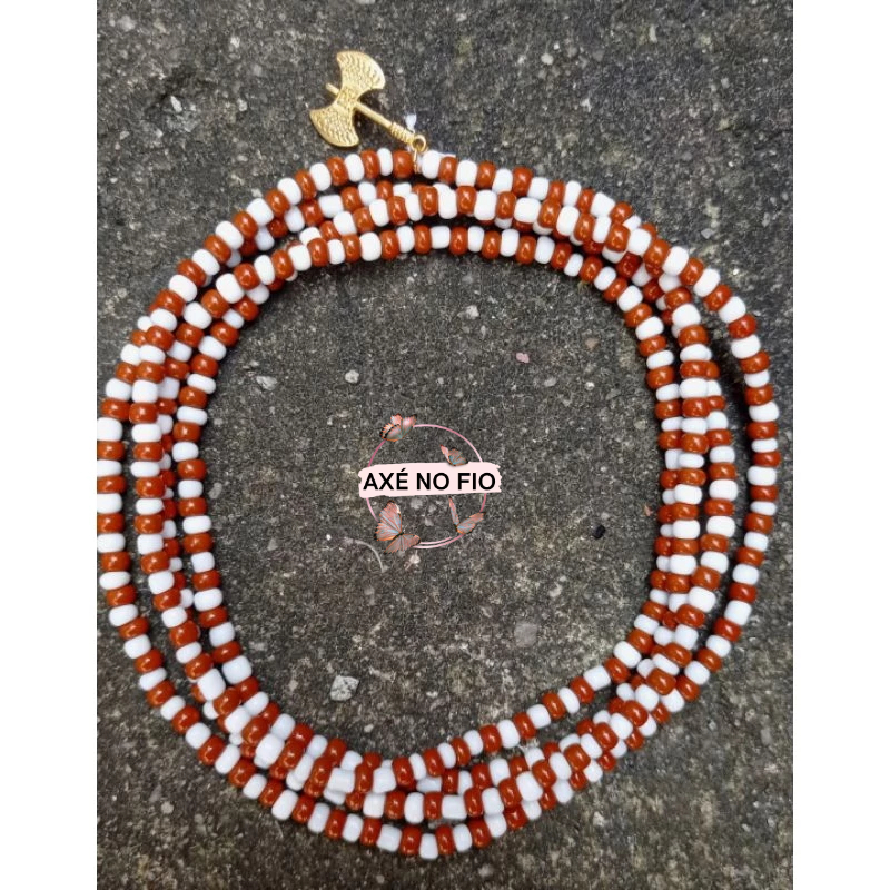 Fio de Contas - Guia de Umbanda - Candomblé - Xangô | Shopee Brasil