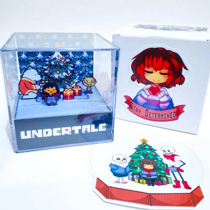 Cubo Diorama Undertale Snowdin 9cm | Shopee Brasil