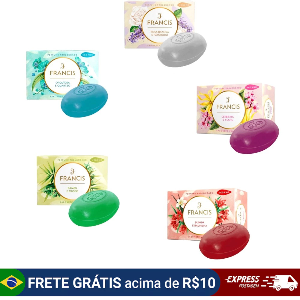 Sabonete Francis em barra 90g | Shopee Brasil