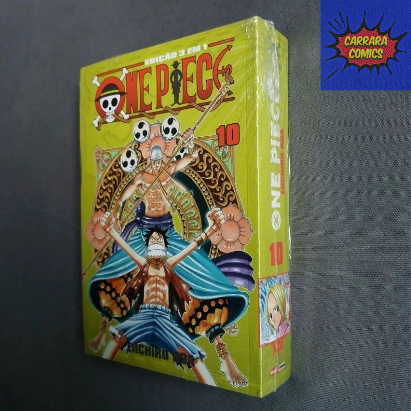 Mangá One Piece 3 em 1 - Volume 10 (Lacrado, 590 Páginas em Português, Novo, Panini Mangás ...