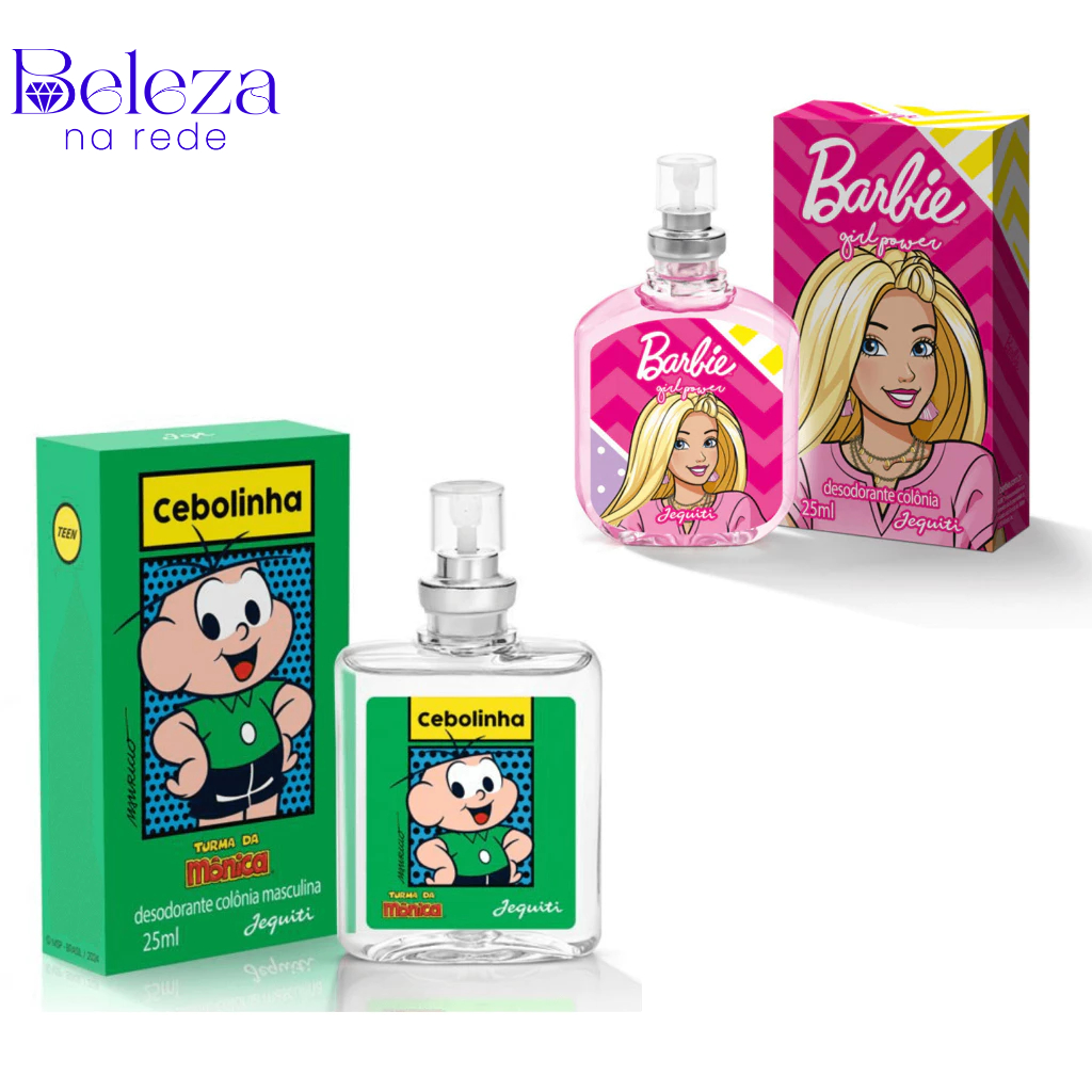 Kit Perfume Cebolinha + Barbie Girl Jequiti 2x25ml Combinação Perfeita ...