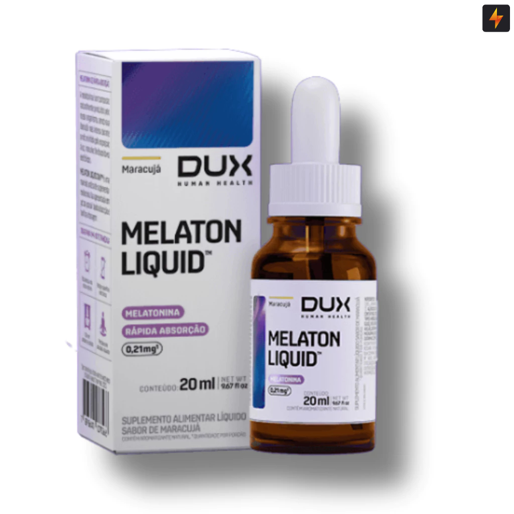 Melatonina Melaton Liquid 20ML Maracuja Dux Human Health | Shopee Brasil
