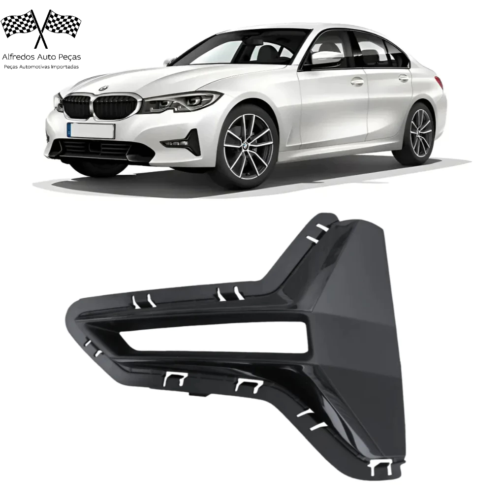 Grade Farol Milha Auxiliar Bmw 320i 330i G20 2019 2020 2021 2022 ...
