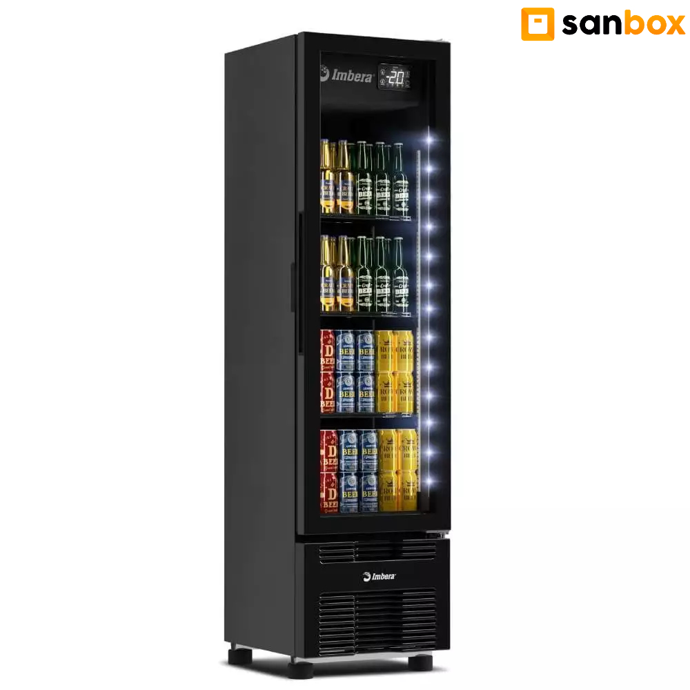 Cervejeira Imbera Ccv144s Porta De Vidro 244l Full Black - Bivolt ...