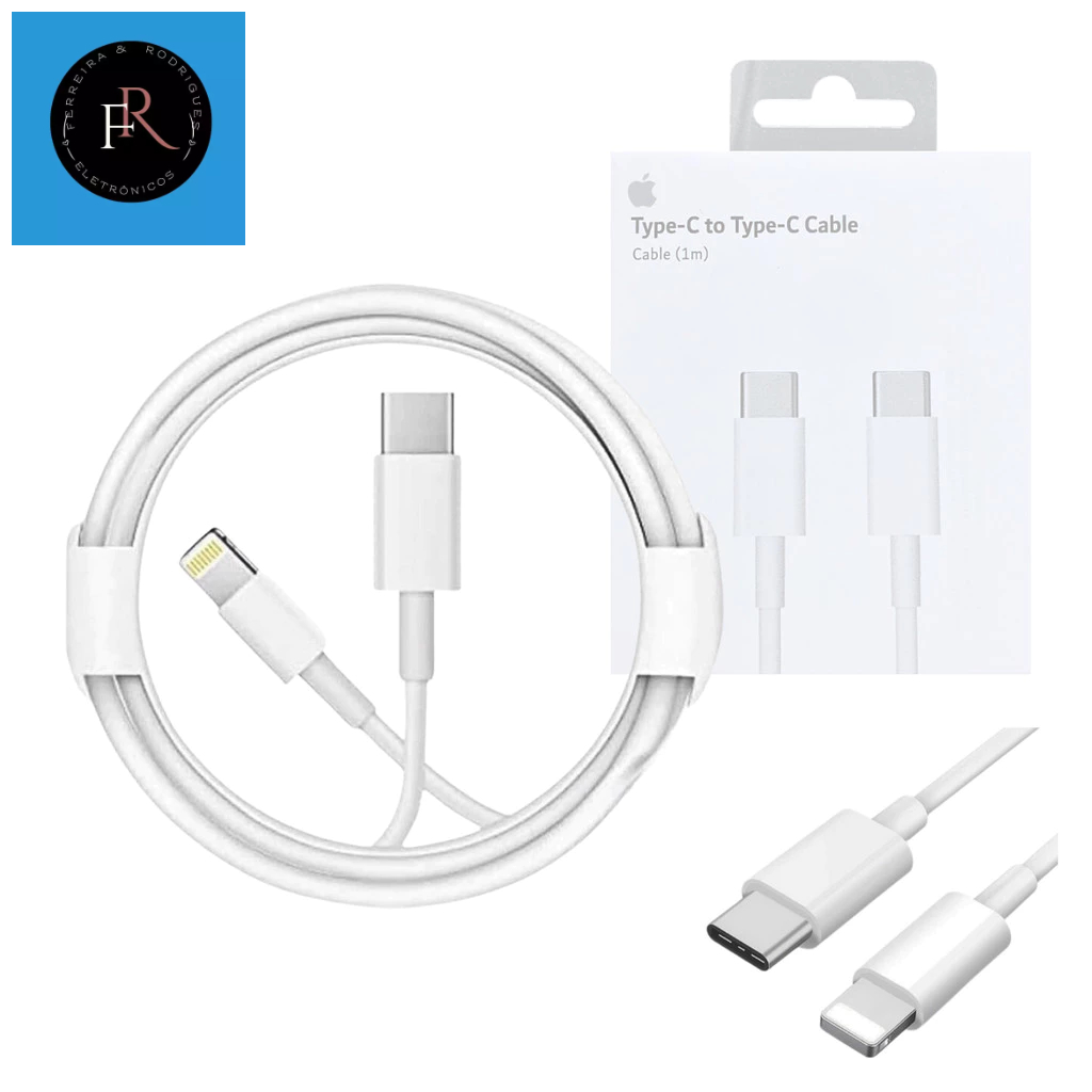Cabo de dados TIPO-C / Lightning de 1 Metro Linha Premium Rohs A2249-P ...