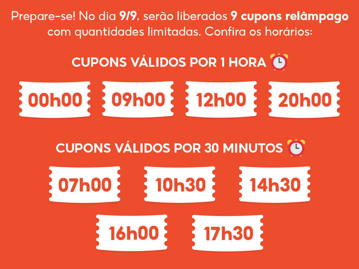 9.9 Super Shopping Day | R$9 Milhões em Cupons | Calendário 9.9 ...